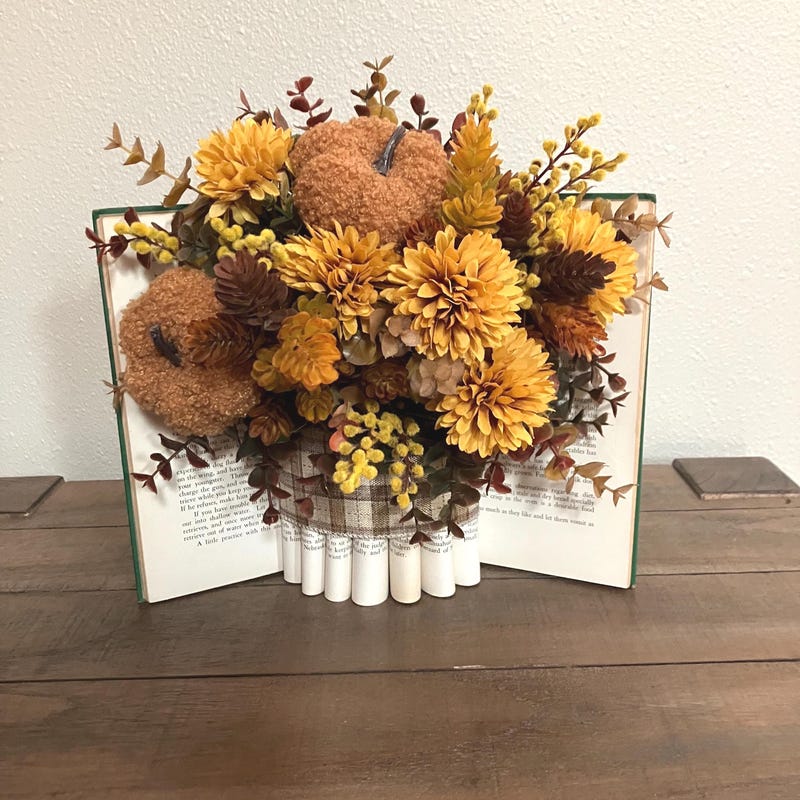 Book Folding Vases - Etsy