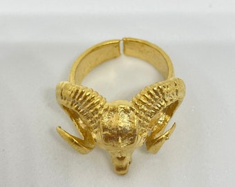 Ram Ring - Etsy