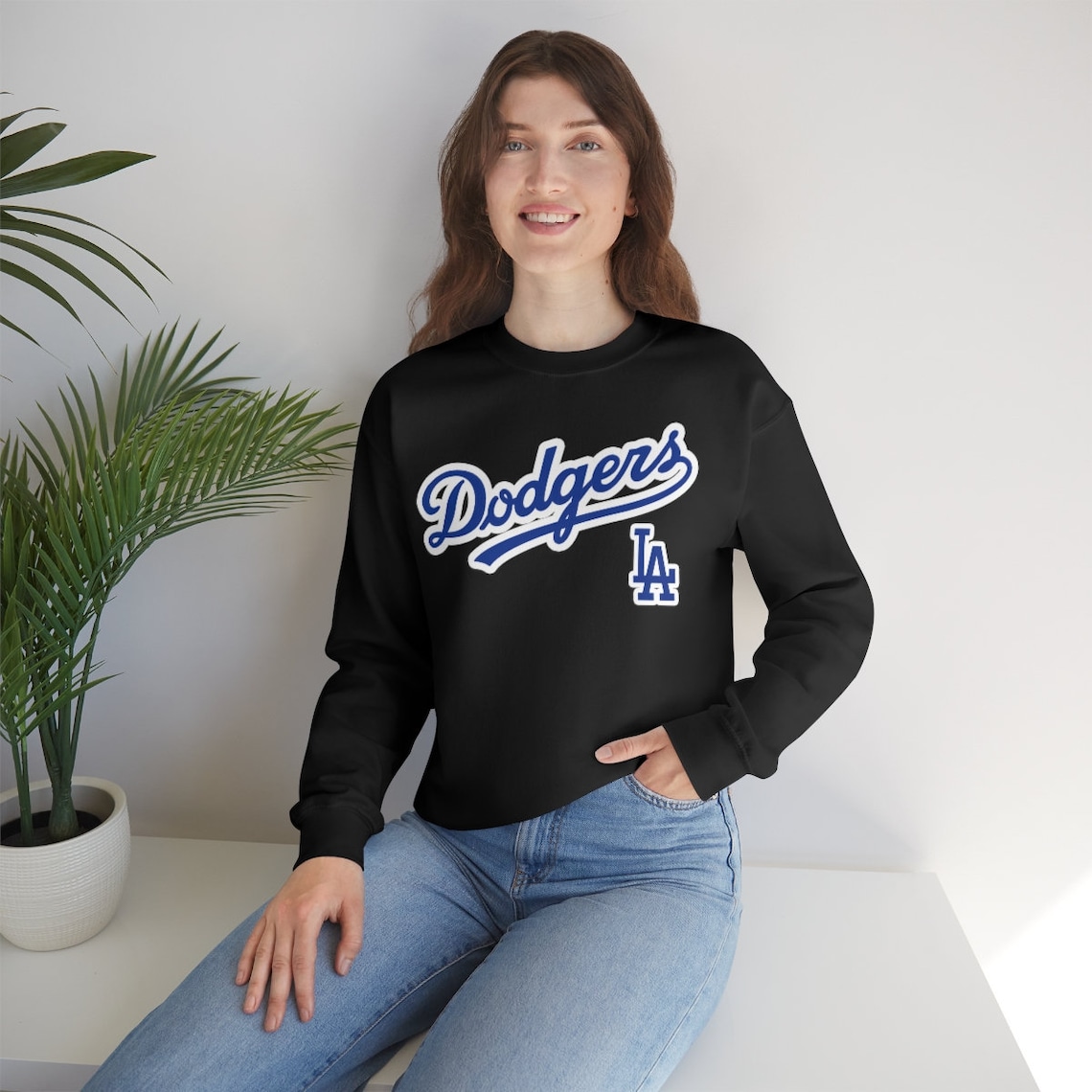Dodgers Unisex Sweatshirt, Los Angeles Dodgers Crewneck, Gift for ...