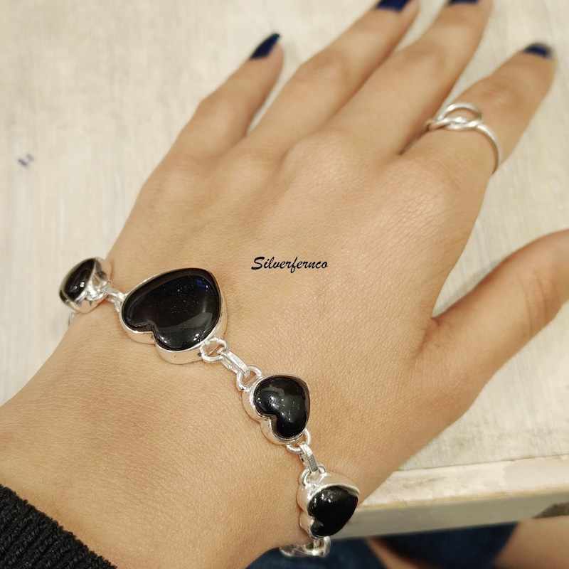 Black Onyx Bracelet - Etsy