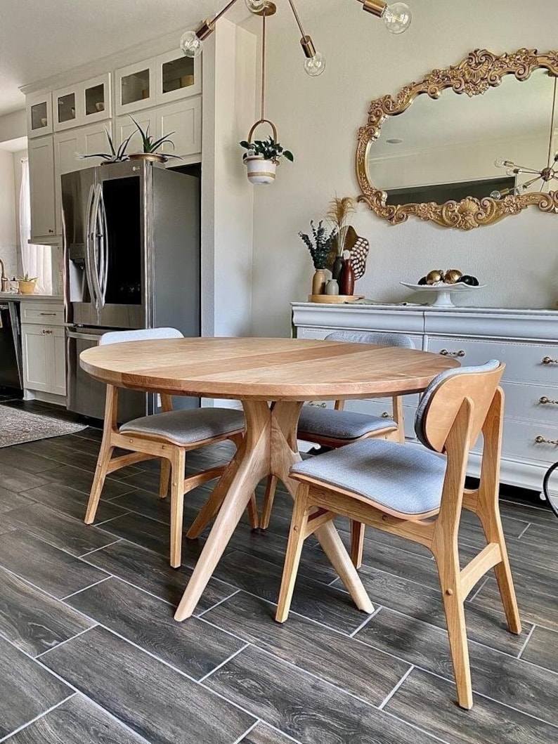 Sofia Dining Table Minimalist Round Table - Etsy