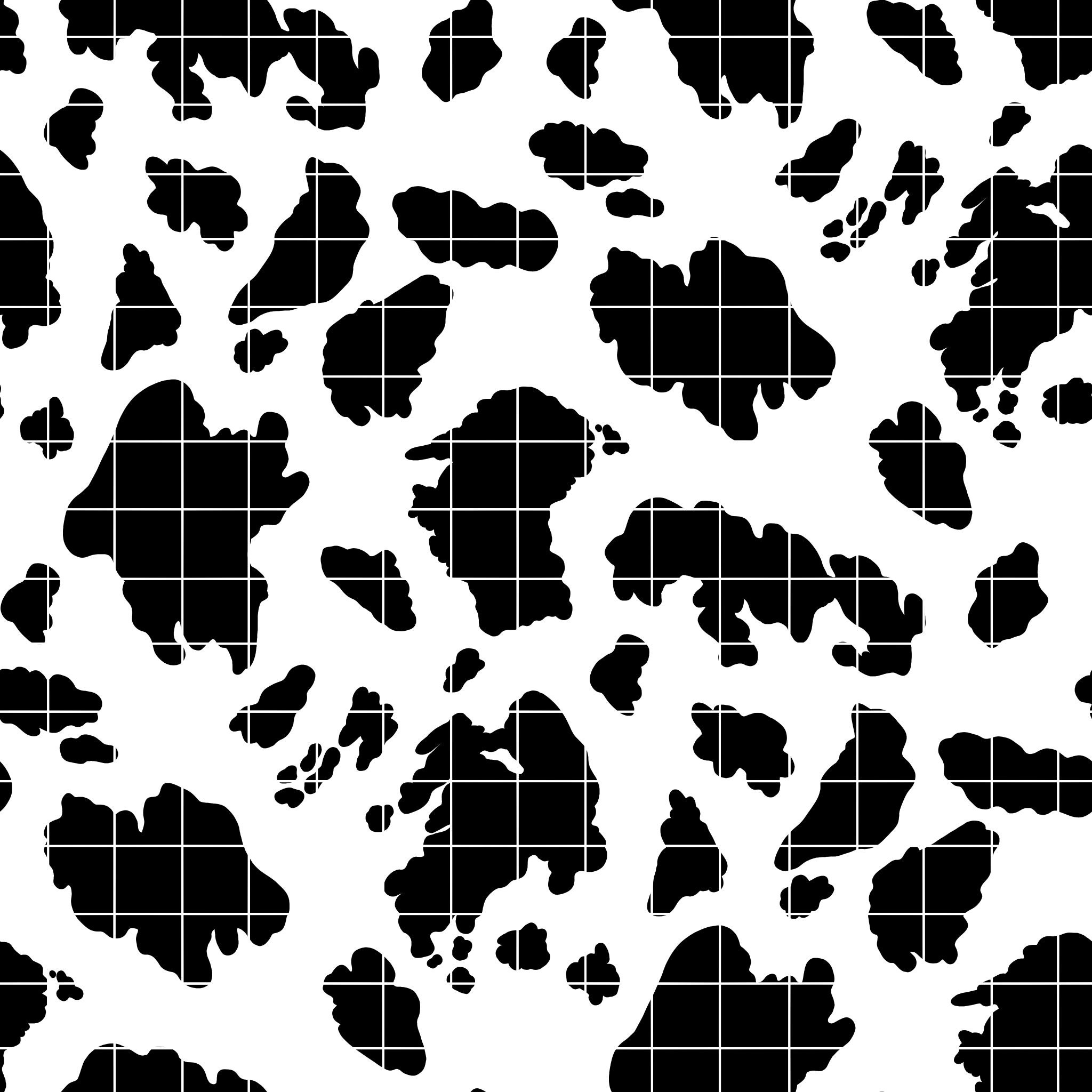 Seamless Cow Print PNG - Etsy