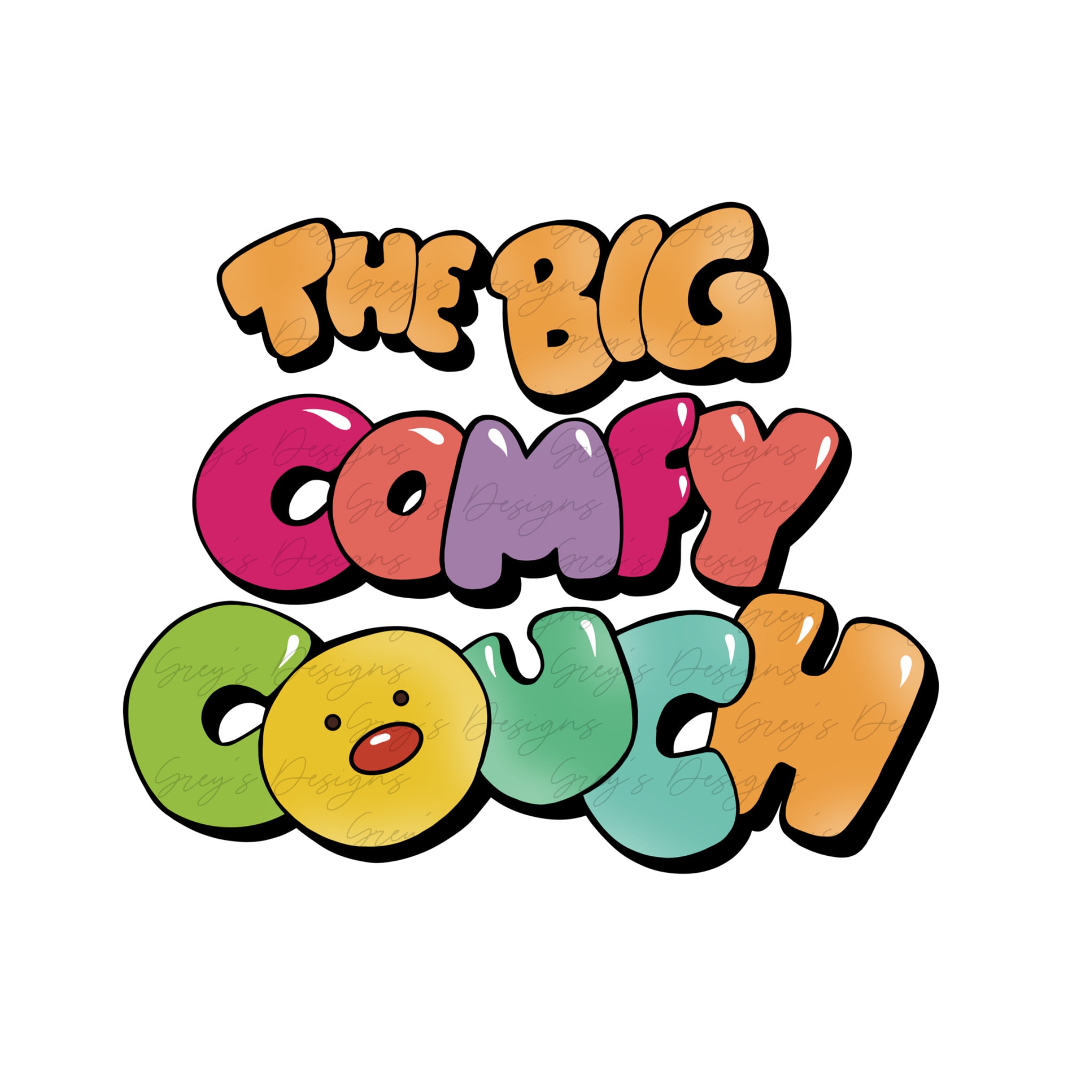 Comfy Couch Logo PNG - Etsy