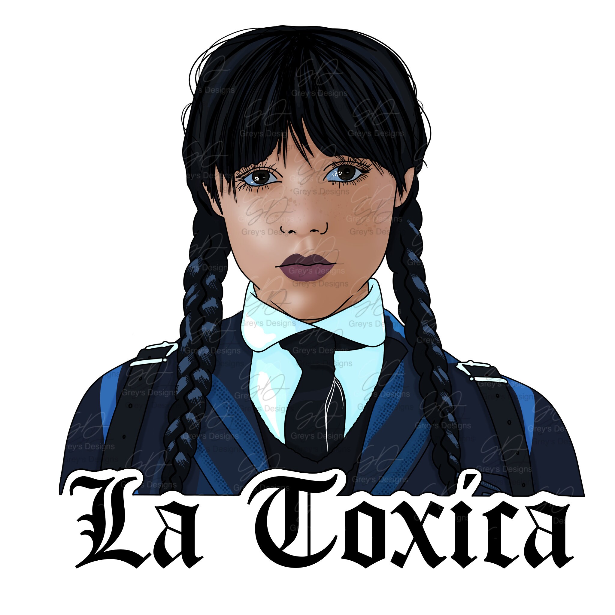 Wednesday Addams PNG File - Etsy