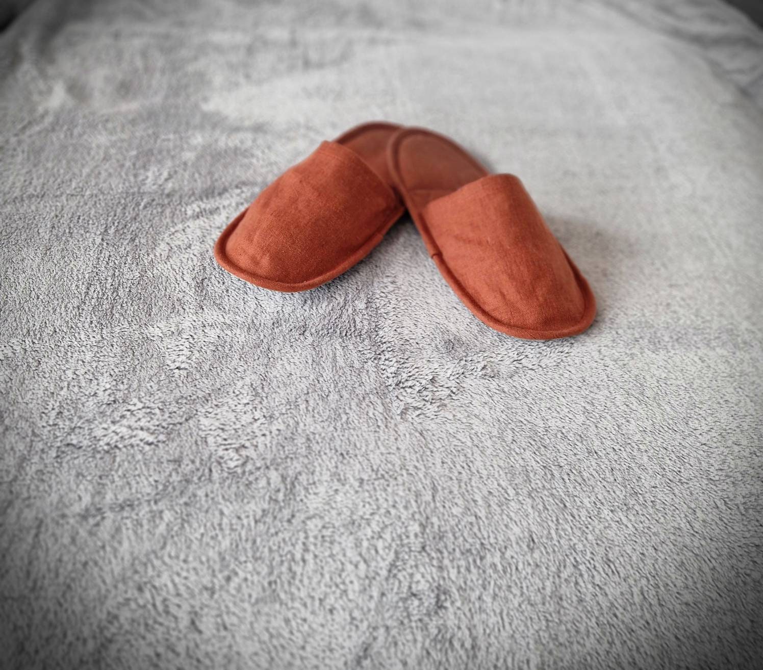 Льняные тапочки для гостей Дорожные тапочки Нескользящие - Etsy