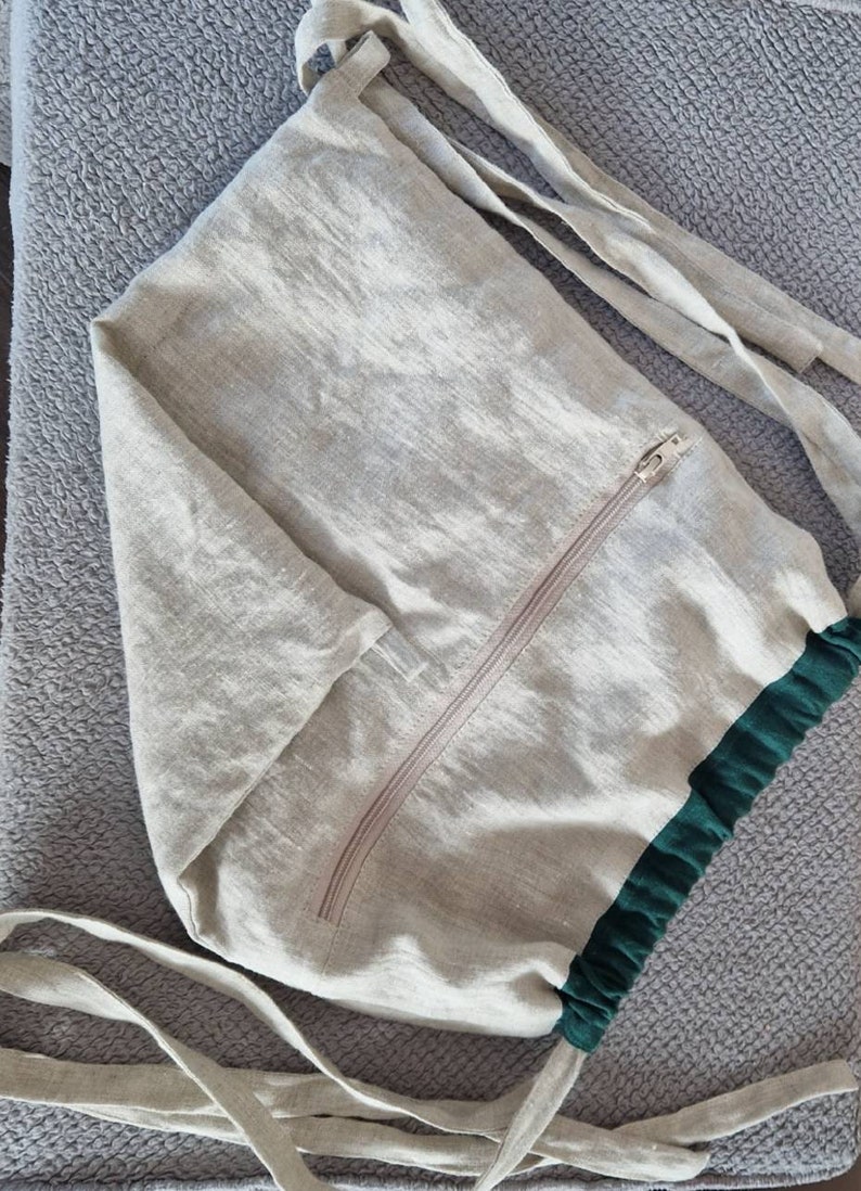 Convertible Linen Bag Backpack Boho Messenger Bag Travel - Etsy