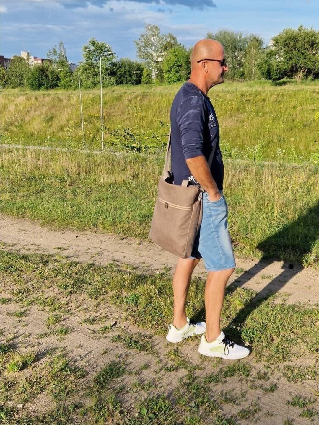 Ready to Ship, Convertible Linen Backpack for Men, Shoulder Notebook ...