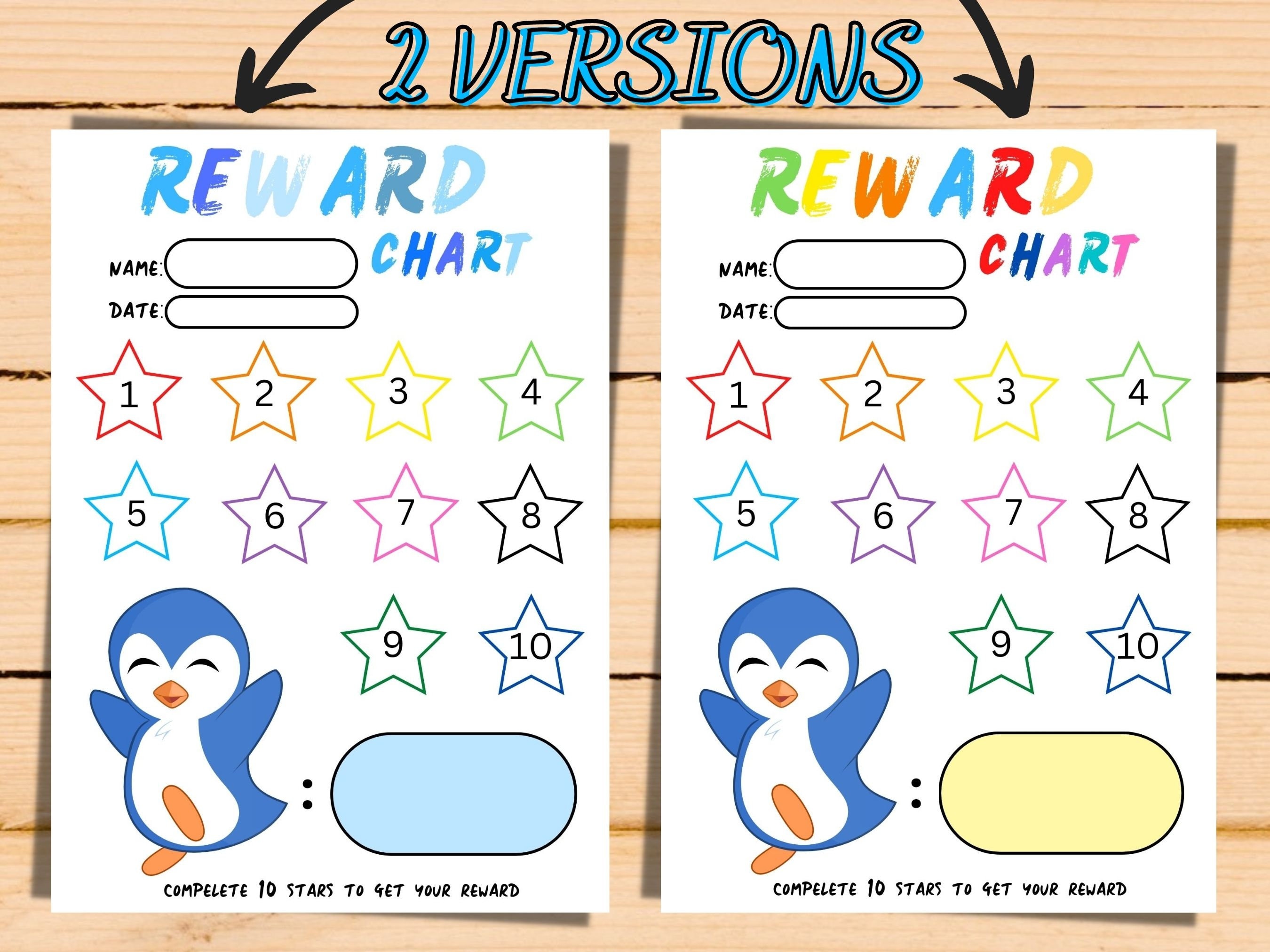 Potty Training Chart,animal Reward Chart for Toddlers,preschooler's ...