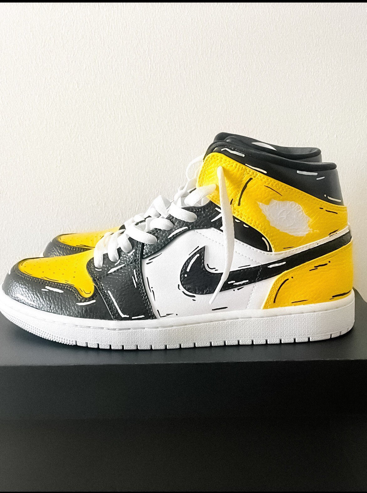 DISEÑO DE DIBUJOS ANIMADOS CUSTOM JORDAN 1 - Etsy México