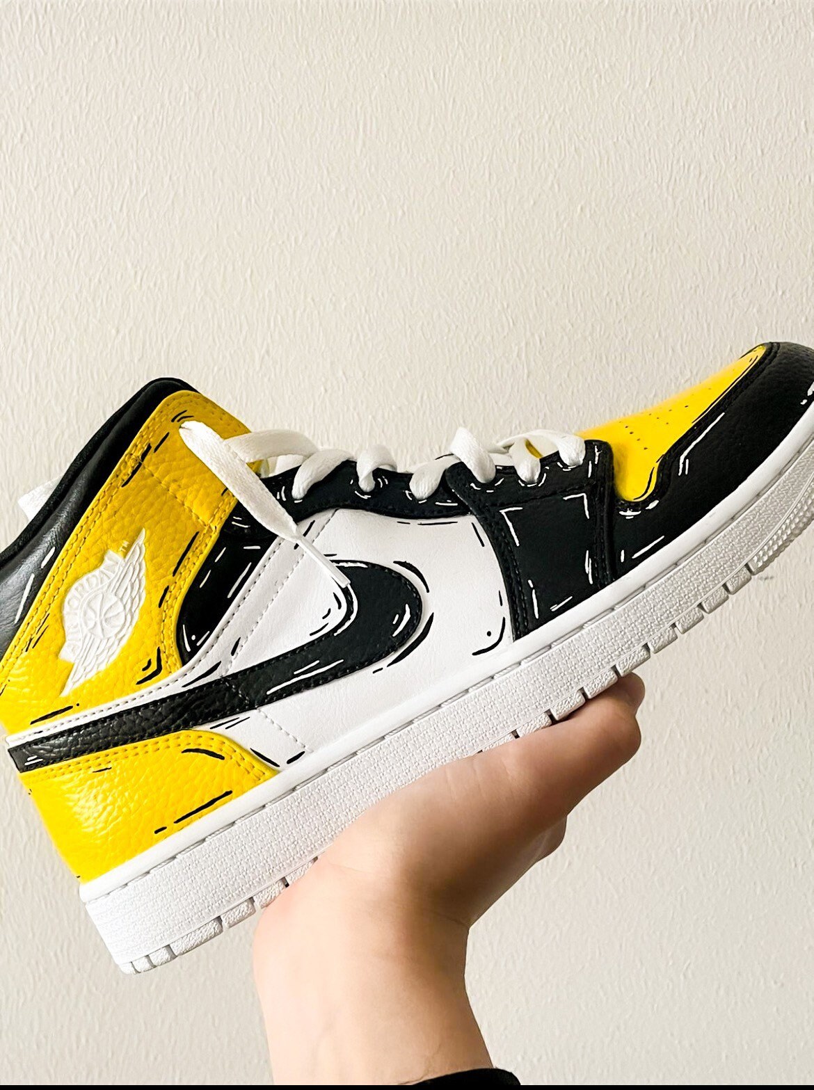 DISEÑO DE DIBUJOS ANIMADOS CUSTOM JORDAN 1 - Etsy México