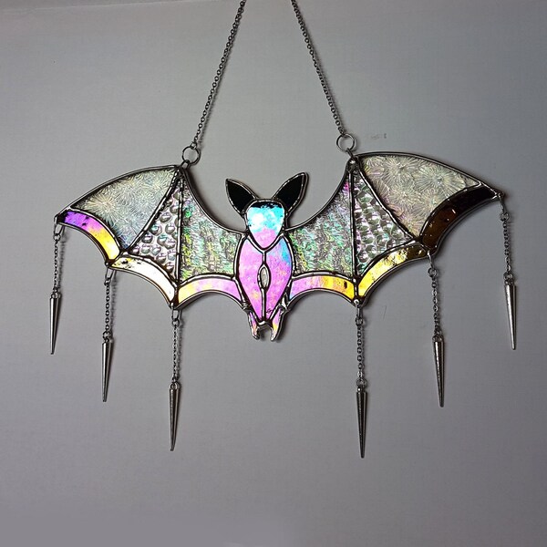 Bat Stained Glass - Etsy