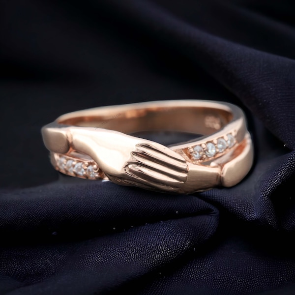 Hug Ring Gold - Etsy