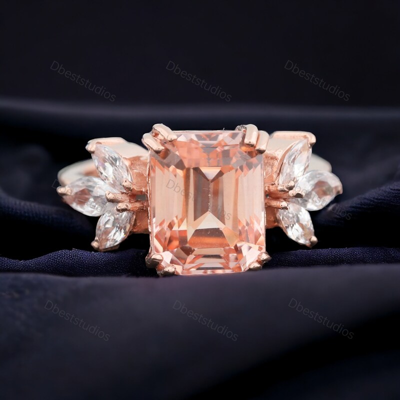 Peach Gemstone - Etsy UK