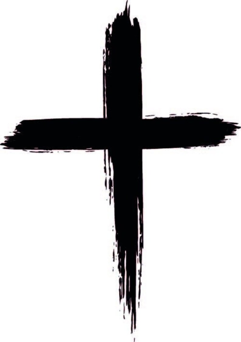 Template Trash Polka Tattoo Cross Black - Etsy