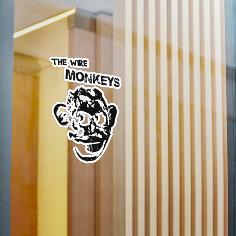 The Wire Monkeys - Kiss-cut Vinyl Decals - Etsy
