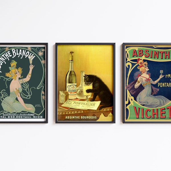Absinthe Poster - Etsy