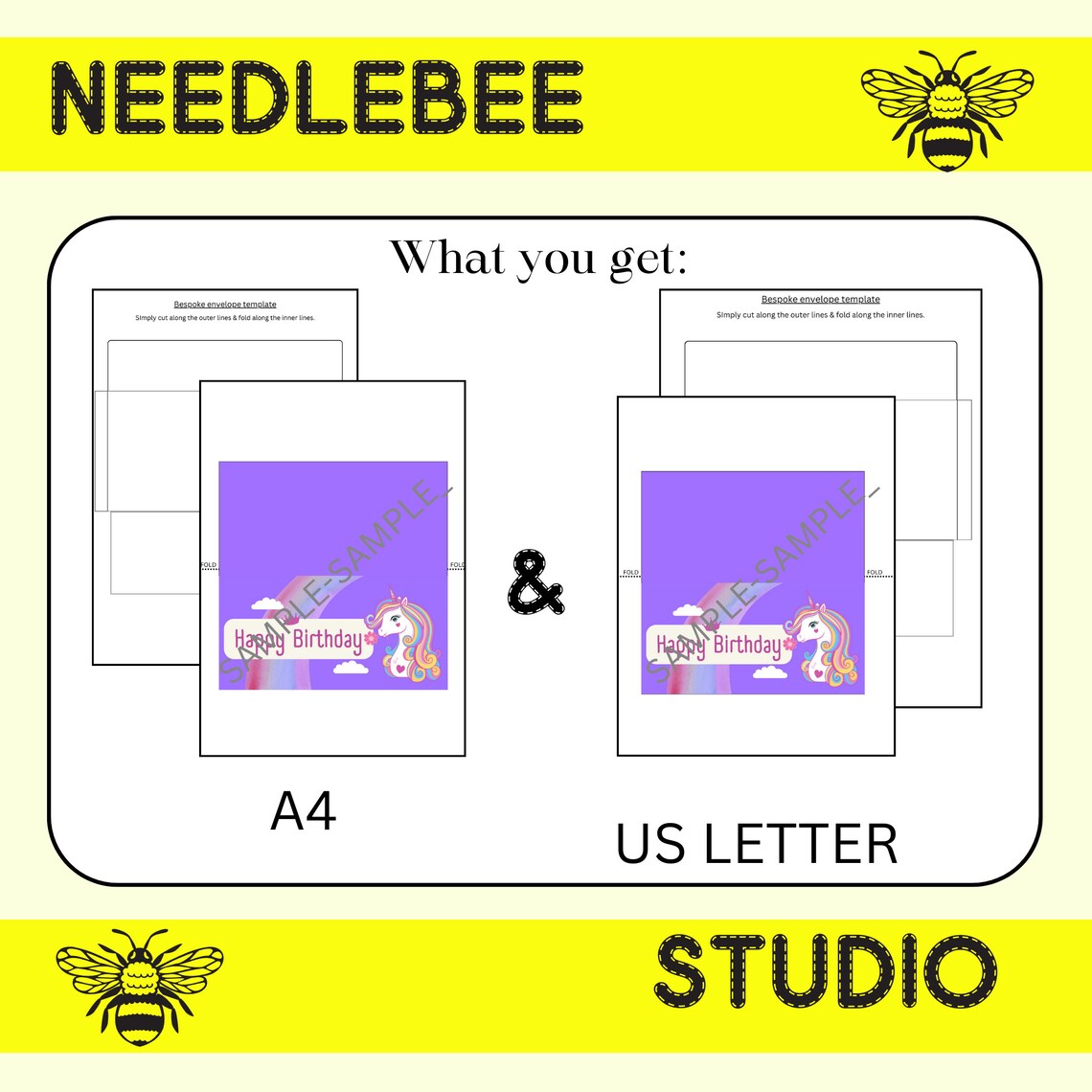 PRINTABLE With Sympathy Card, SYMPATHY Card & Envelope, Printable ...