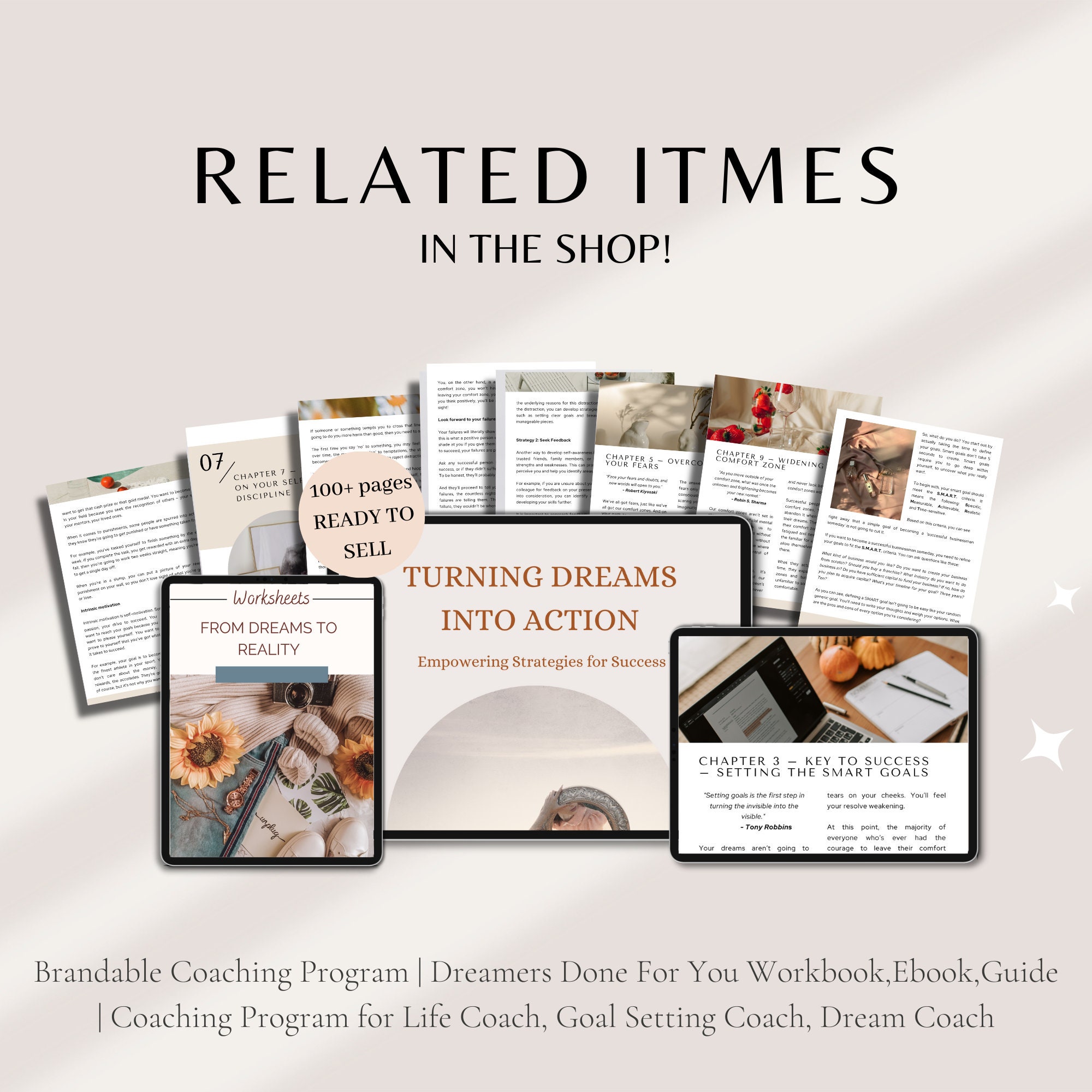 Goal Setting Worksheet | SMART Goals Template Worksheets | Coaching ...