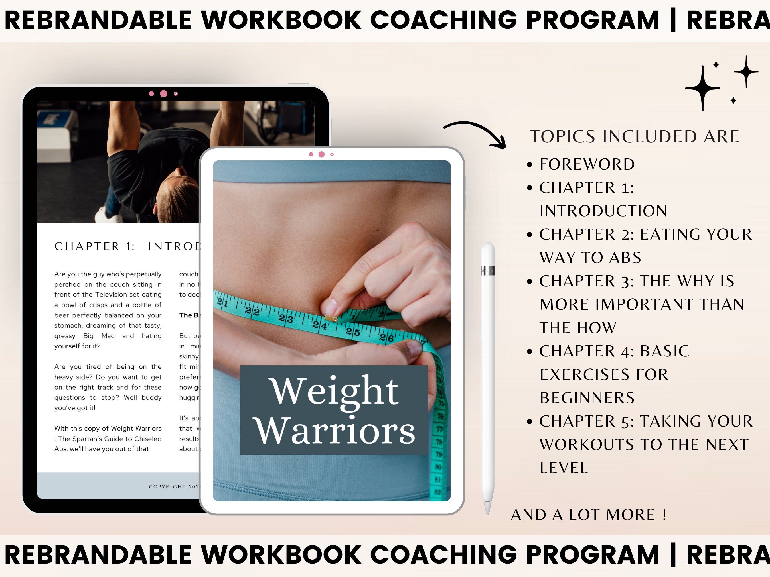 Ebook Template Canva | Weight Warriors Health Canva Template | Course Creator Template | PLR ...