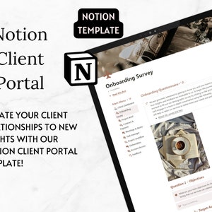 Notion Template Client Portal, Client Dashboard Project Tracker, Client ...