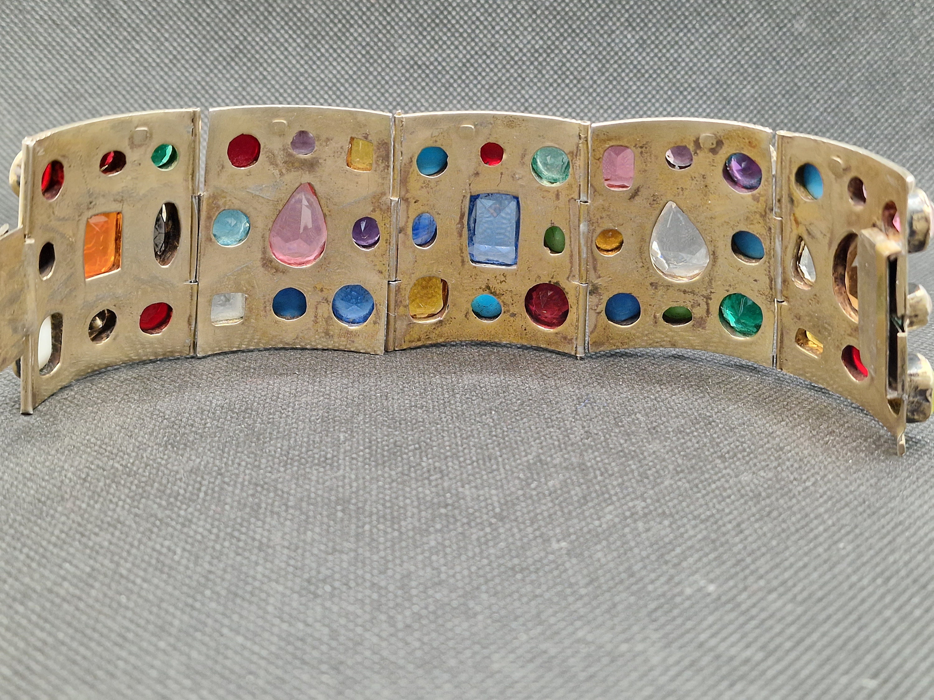 Unique and Very Rare Egyptian Cuff Bracelet Set With Precious Stones - Etsy