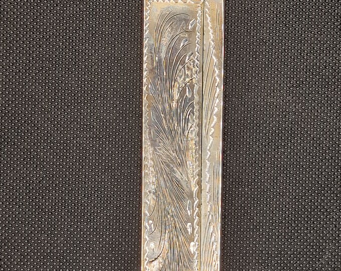Old Comb With Silver Storage 800 Art Nouveau Style / Ancient Comb With ...