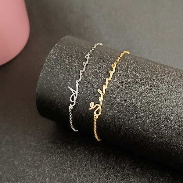 Bracelet With Text - Etsy