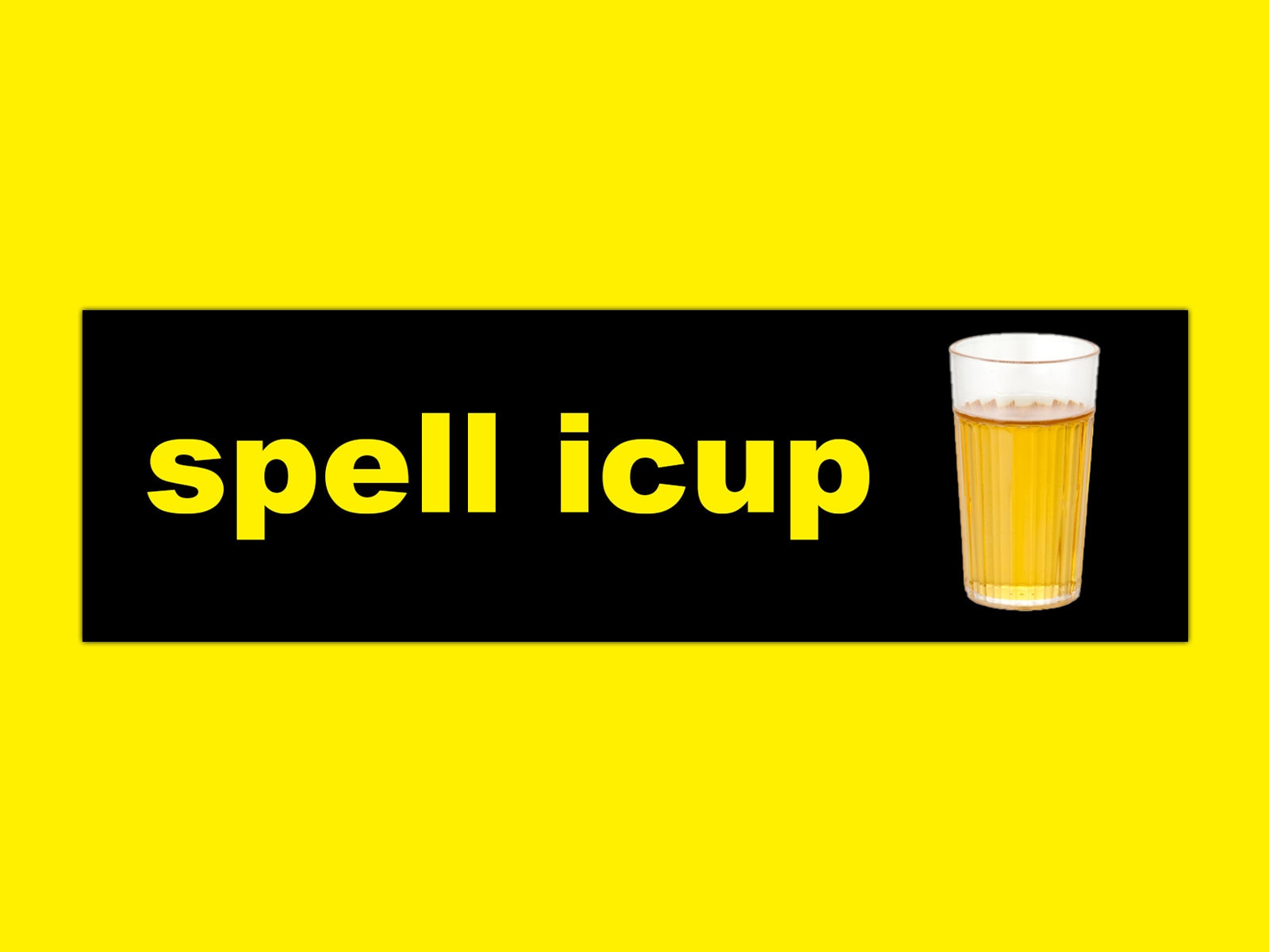 Spell ICUP Funny Gen Z Meme Bumper Sticker & Car Magnet - Etsy