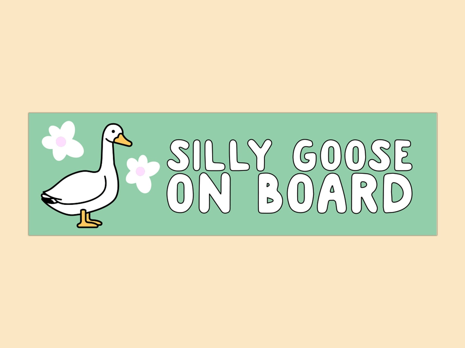 Silly Goose on Board Funny Gen Z Meme Bumper Sticker & Car - Etsy Ireland