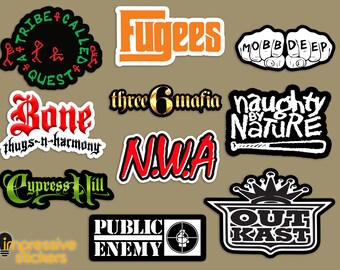 Rap Sticker Pack - Etsy