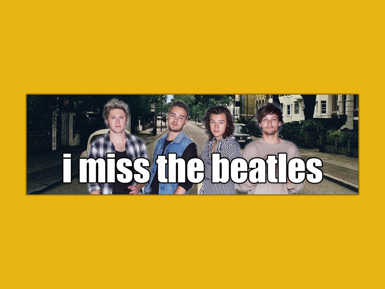 I Miss Funny Meme Bumper Sticker & Car Magnet - Etsy