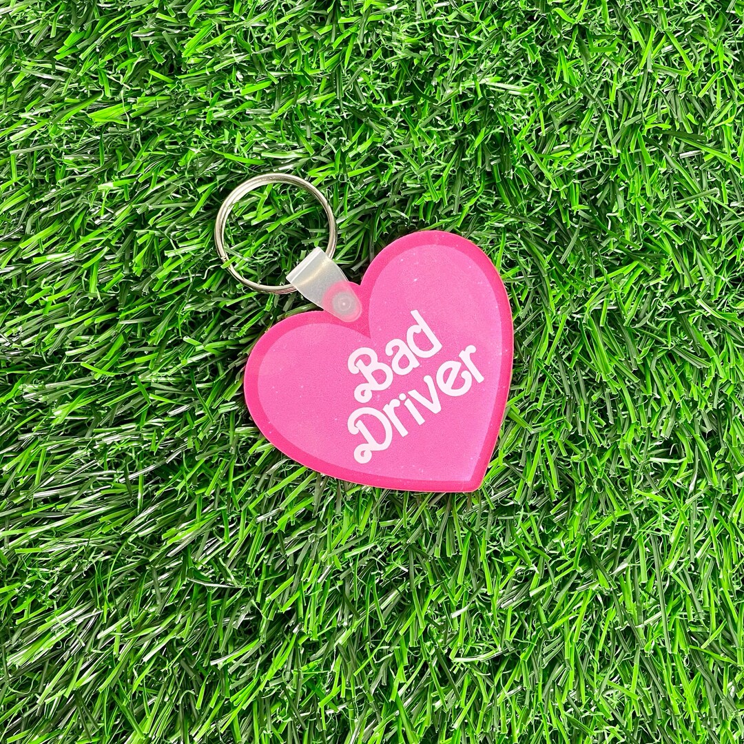 Bad Driver Y2K Cute Keychain, Baddie Car Decor, Funny Keychain, Gifts ...