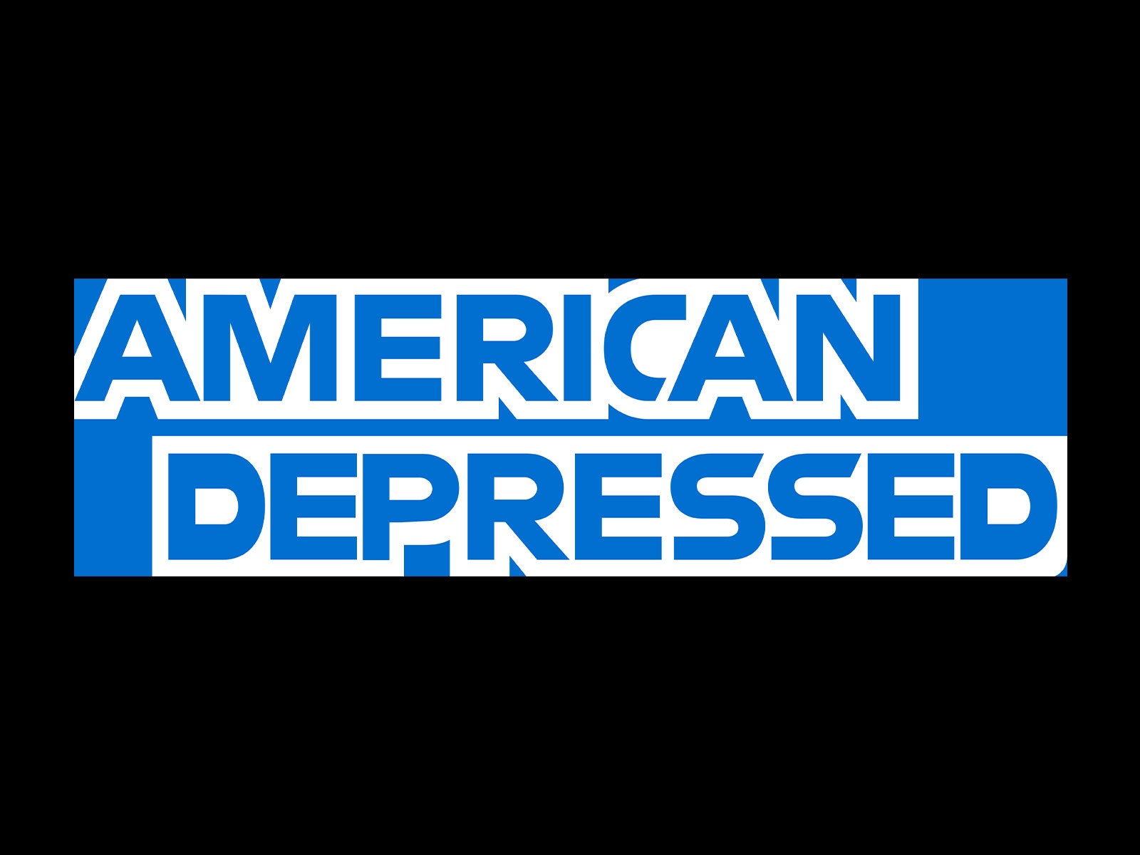 American Depressed Funny Meme Bumper Sticker & Car Magnet - Etsy
