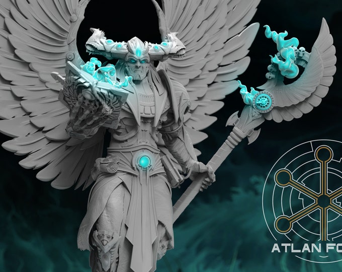 Archdemon of Aegyptus Atlan Forge Approx 30cm Scale Tabletop Gaming 3D ...