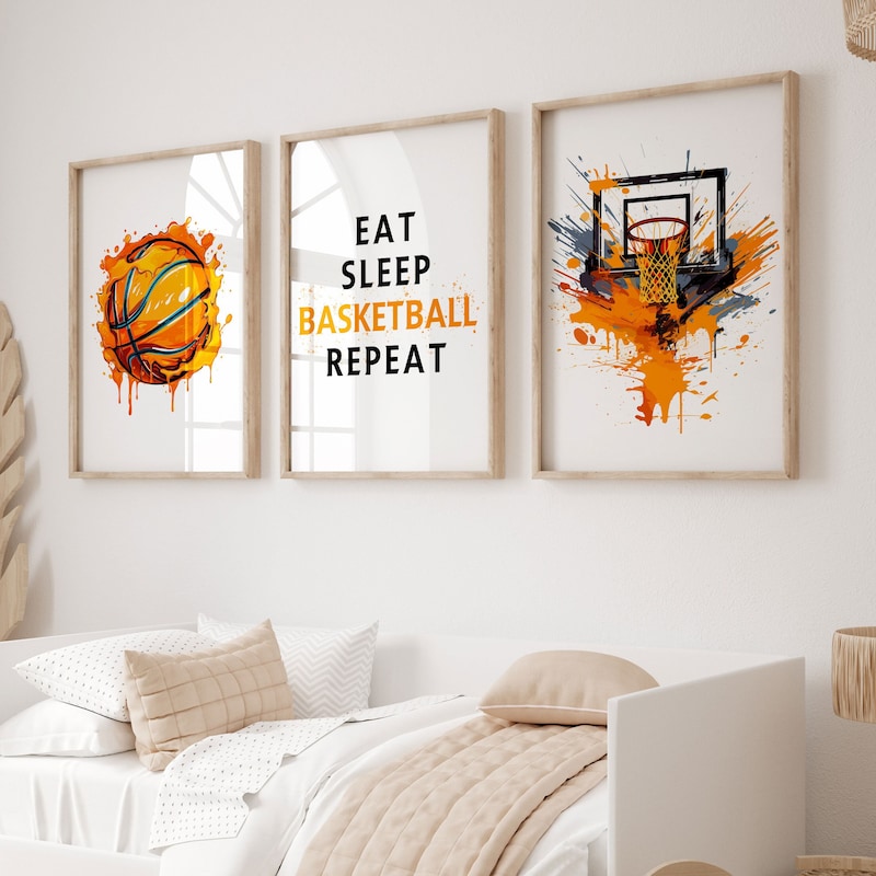 Basketball Print - Etsy