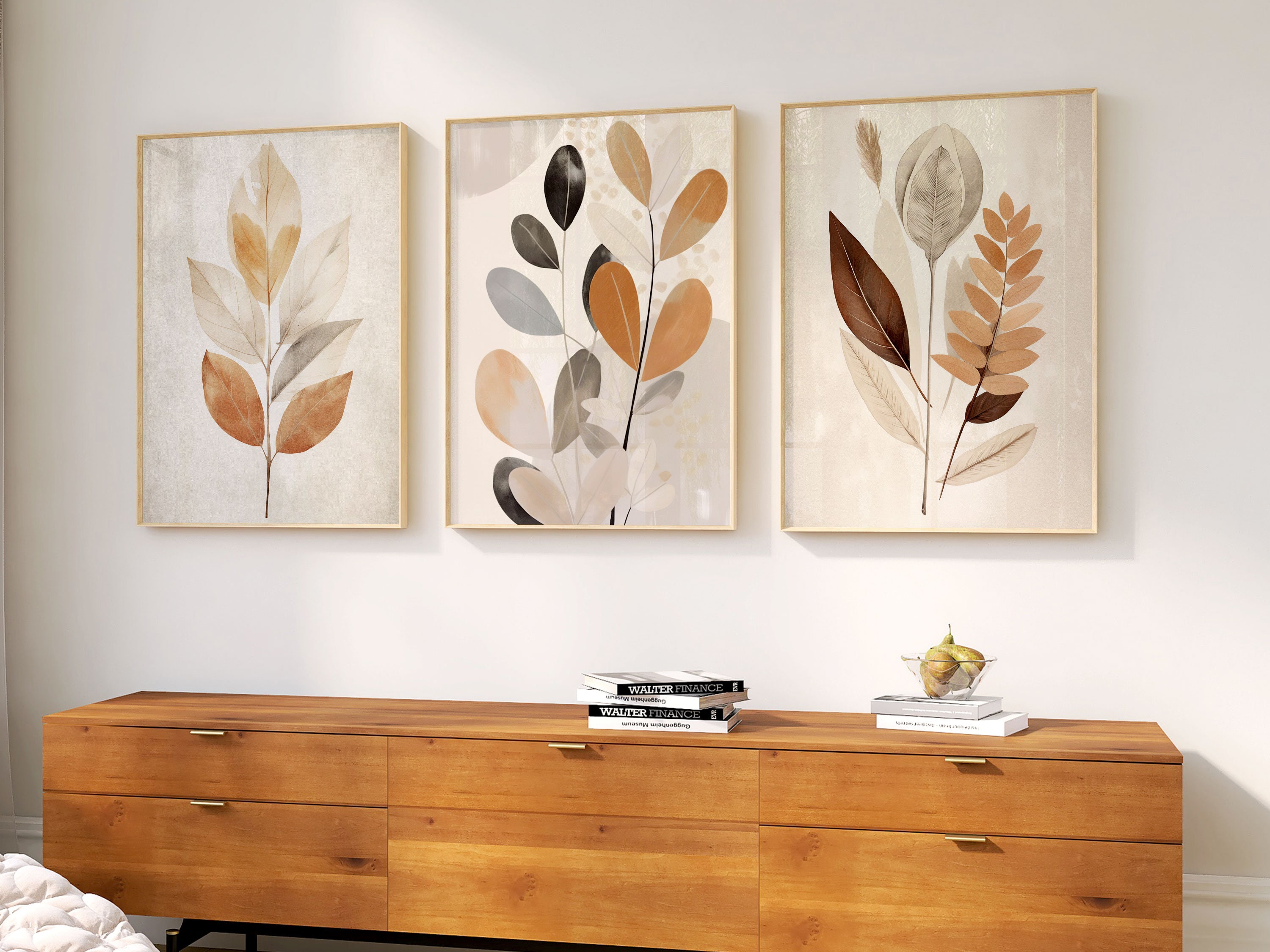 Boho Wall Art Boho Silver Wall Prints Bogo Abstract Wall Art - Etsy