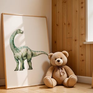 Set of 6 Dinosaur Wall Decor, Dinosaur Prints, Dinosaur Decor, Baby ...