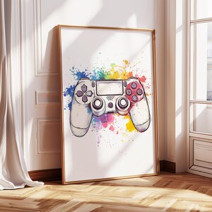 Personalized Gaming Posters, Custom Gaming Wall Art, Gaming Decor ...