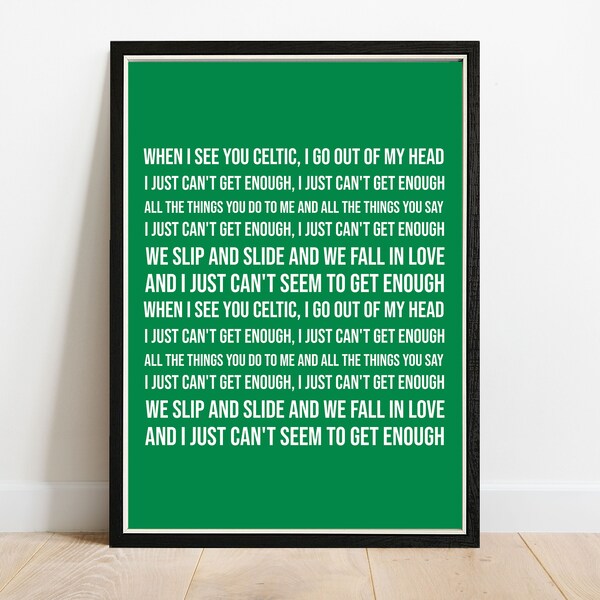 Celtic Football Art - Etsy UK