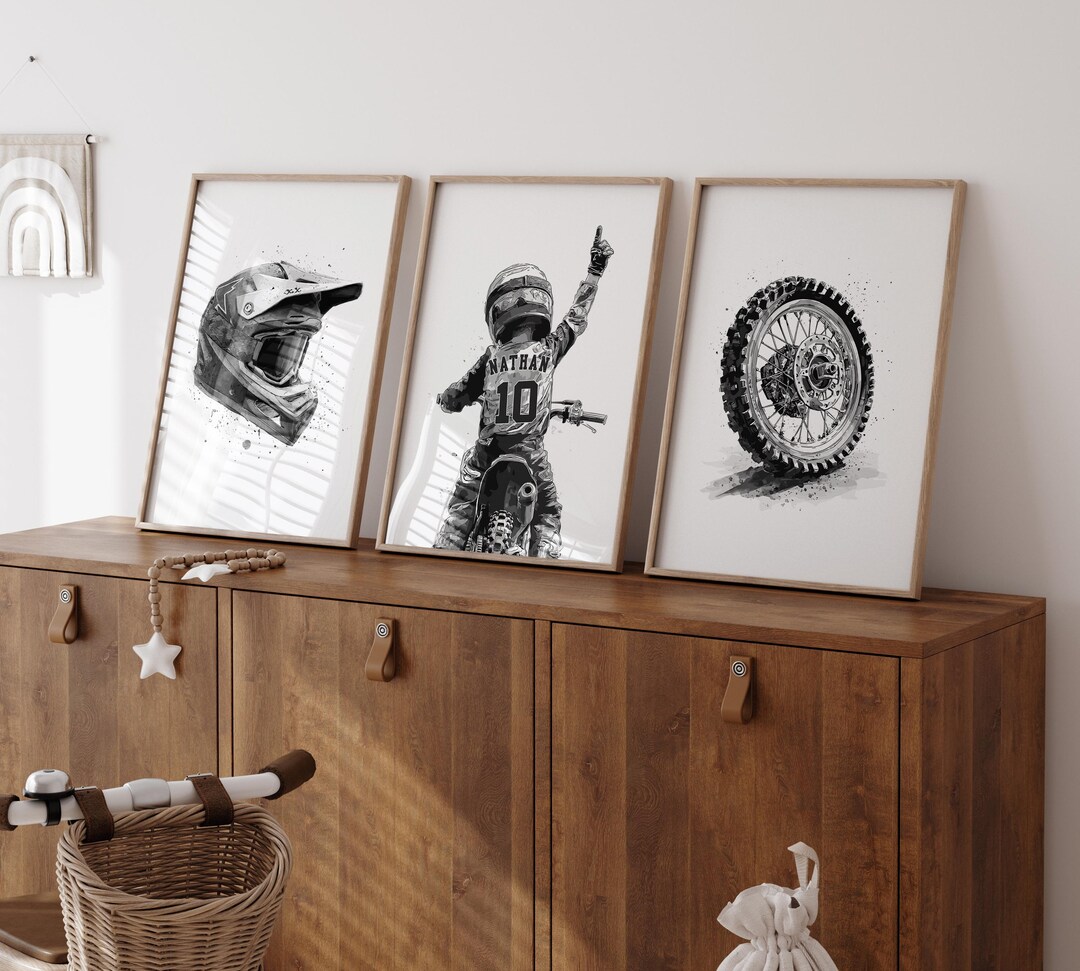 Personalized Motocross Prints, Dirt Bike Prints, Motocross Wall Art ...