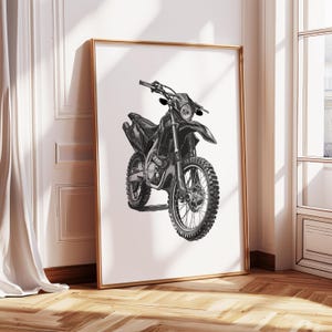 Personalized Motocross Prints, Set of 6 Dirt Bike Prints Motorcycle ...