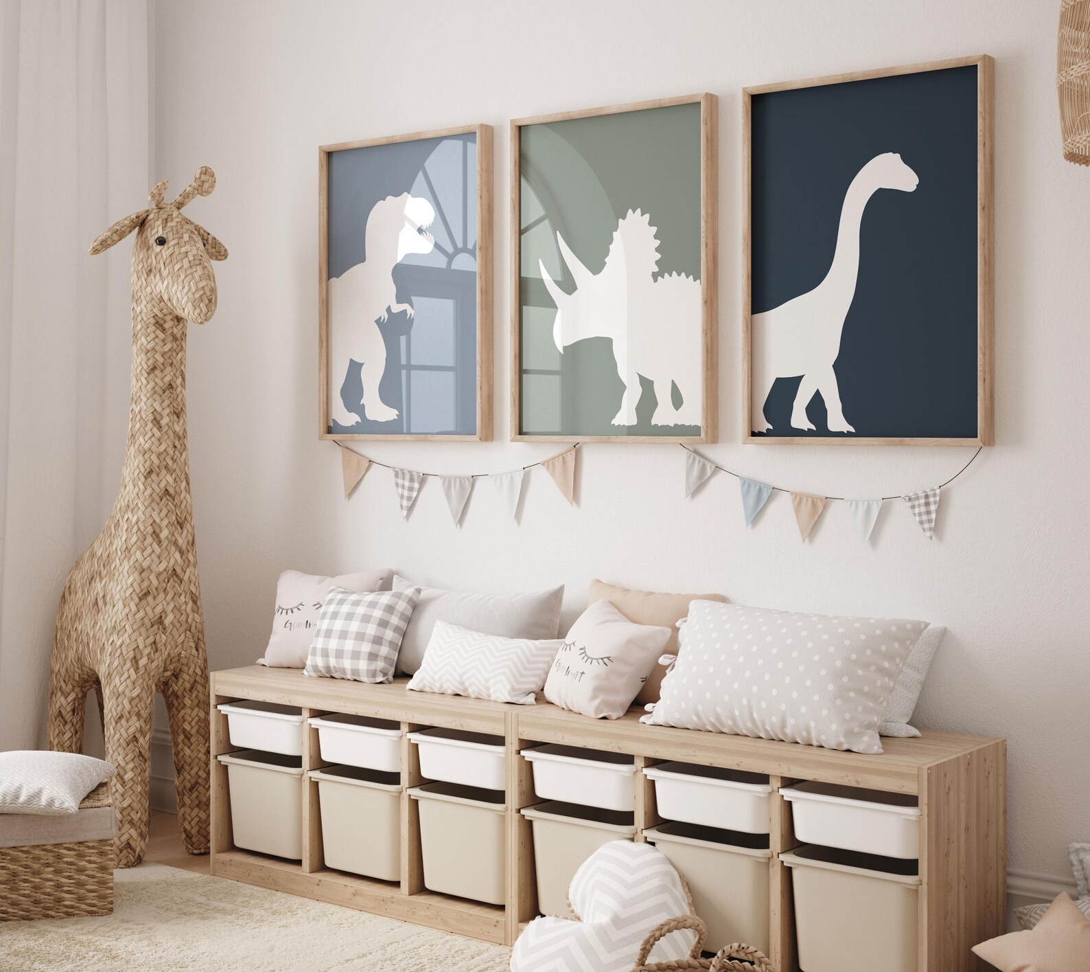 Set of 6 Dinosaur Prints, Printable Dinosaur Nursery, Dinosaur Lover ...