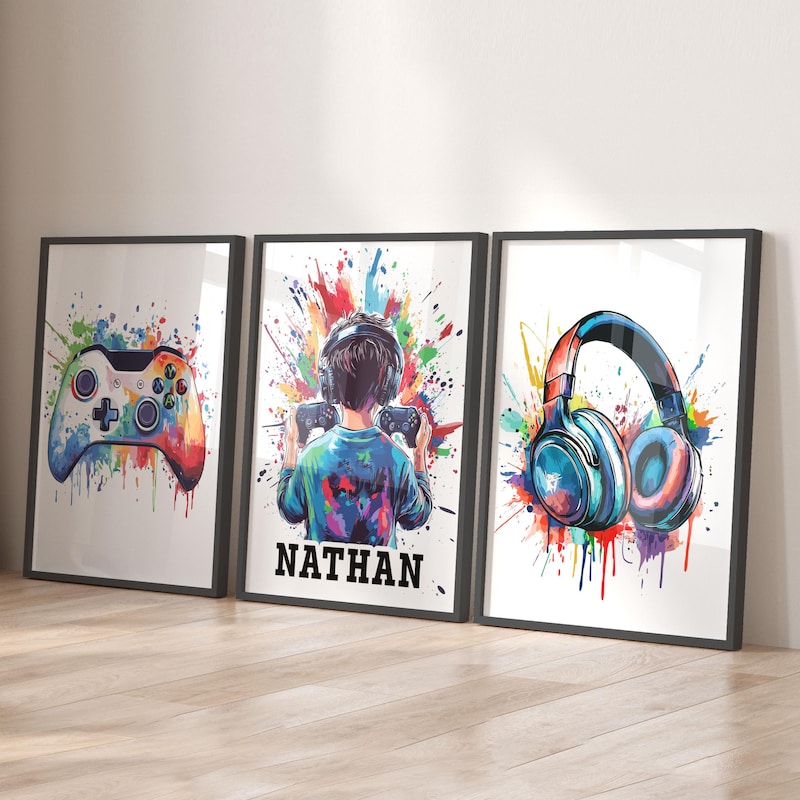 Gaming Setup Posters - Etsy UK