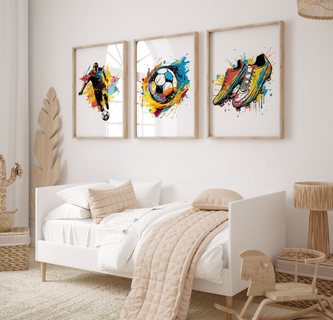 Printable Soccer Wall Art Football Art Prints, Soccer Art Prints ...