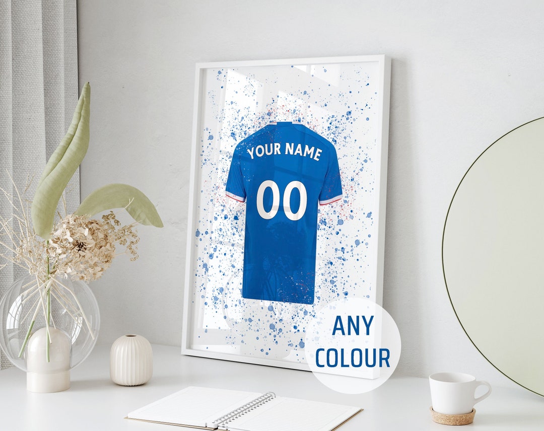 Football Wall Art, Personalised Football Print, Football Poster, Boys Bedroom Decor, Kids ...