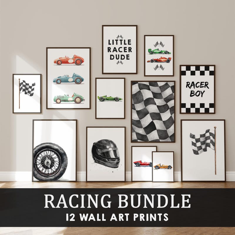 Car Racing Frames - Etsy UK