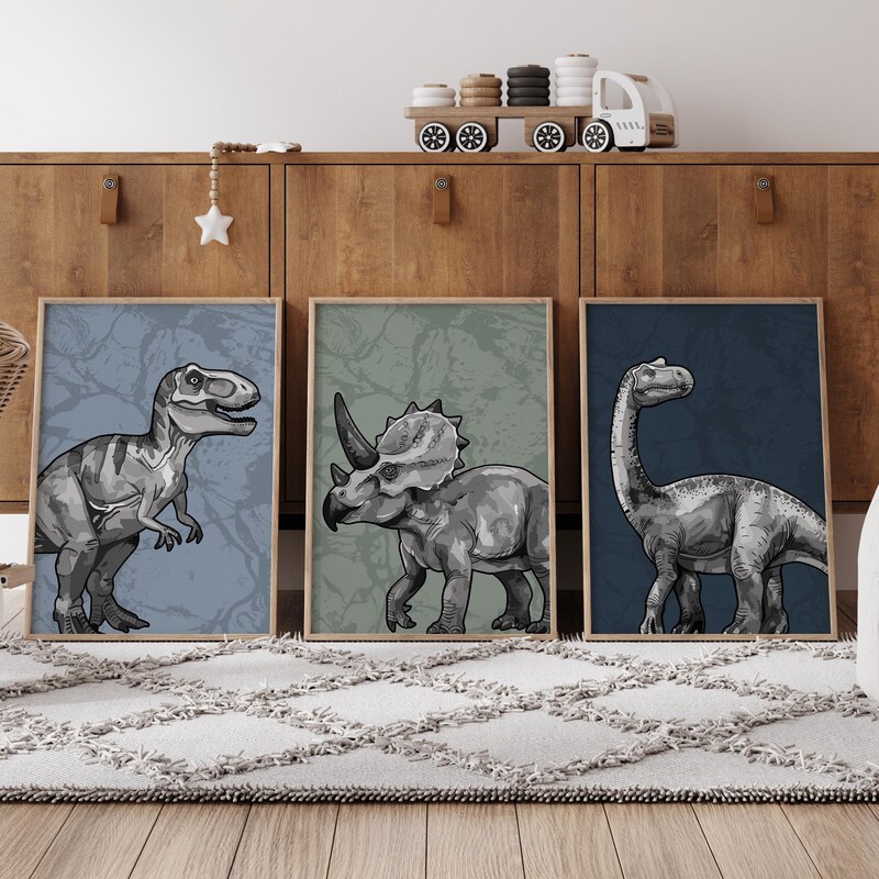 Dinosaur Poster - Etsy UK