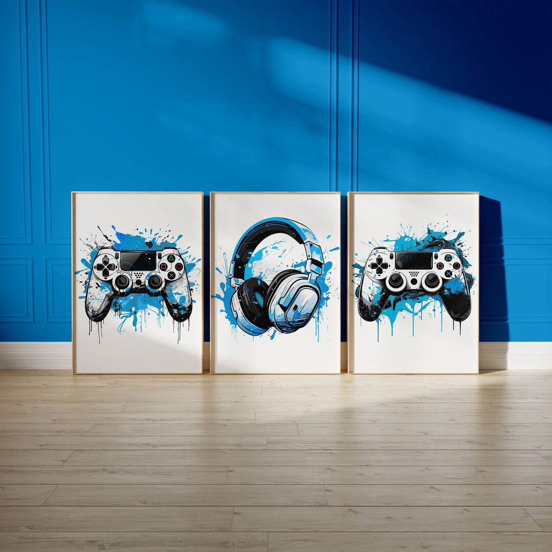 Gaming Wall Art, Gaming Prints, Gaming Decor, Retro Gaming Decor ...