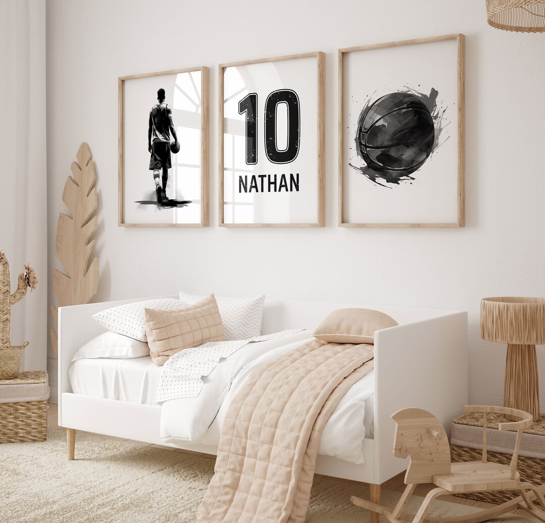 Custom Basketball Poster, Personalized Basketball Jersey, Basketball ...