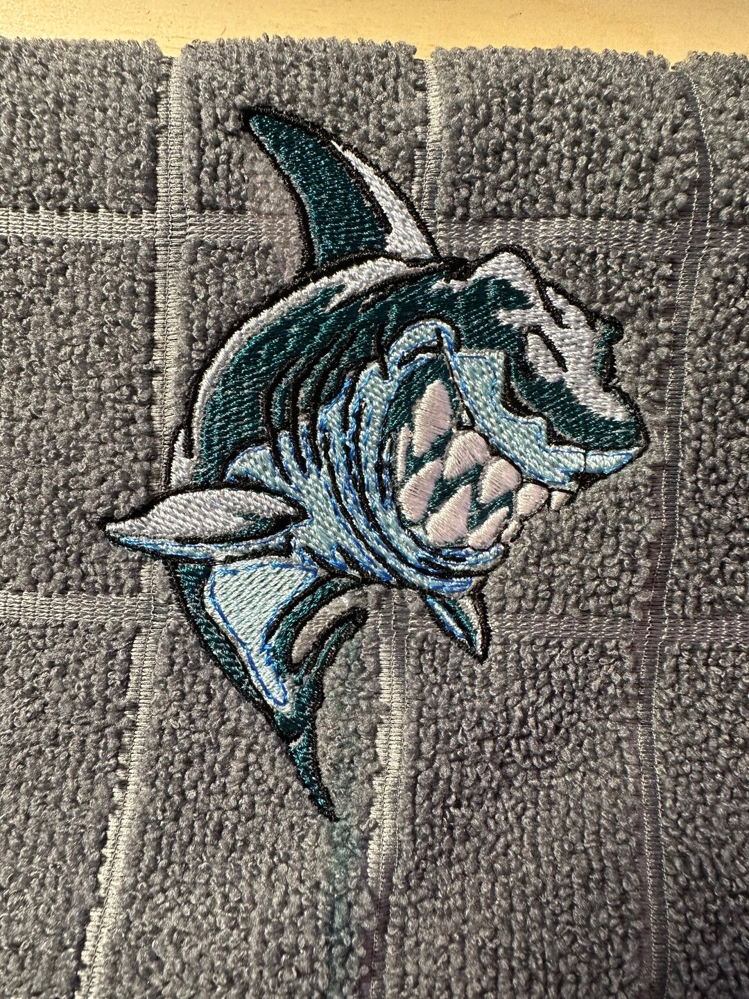 Shark Embroidery - Etsy